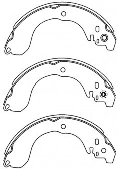 BRAKE SHOE SB BS22264
