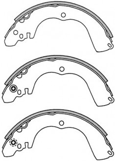 BRAKE SHOE SB BS23723