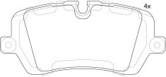 BRAKE PADS SB BP47001