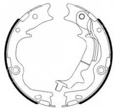 BRAKE SHOE SB BS11009