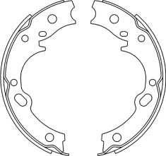 BRAKE SHOE SB BS24443