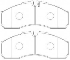 BRAKE PADS SB BP43072W