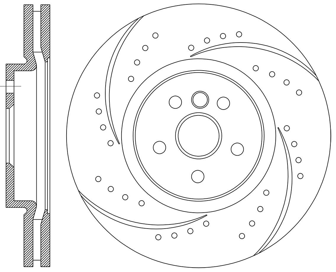 PERFORMANCE ROTOR DISC SB BR34101PSET