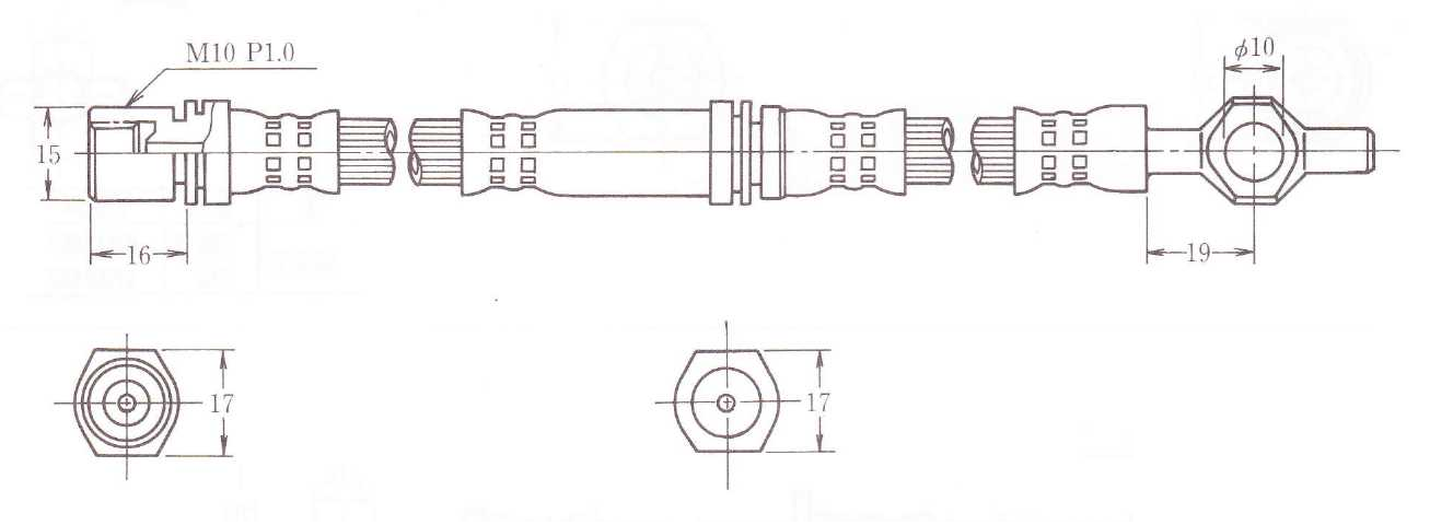 BRAKE HOSE SB BH21450F