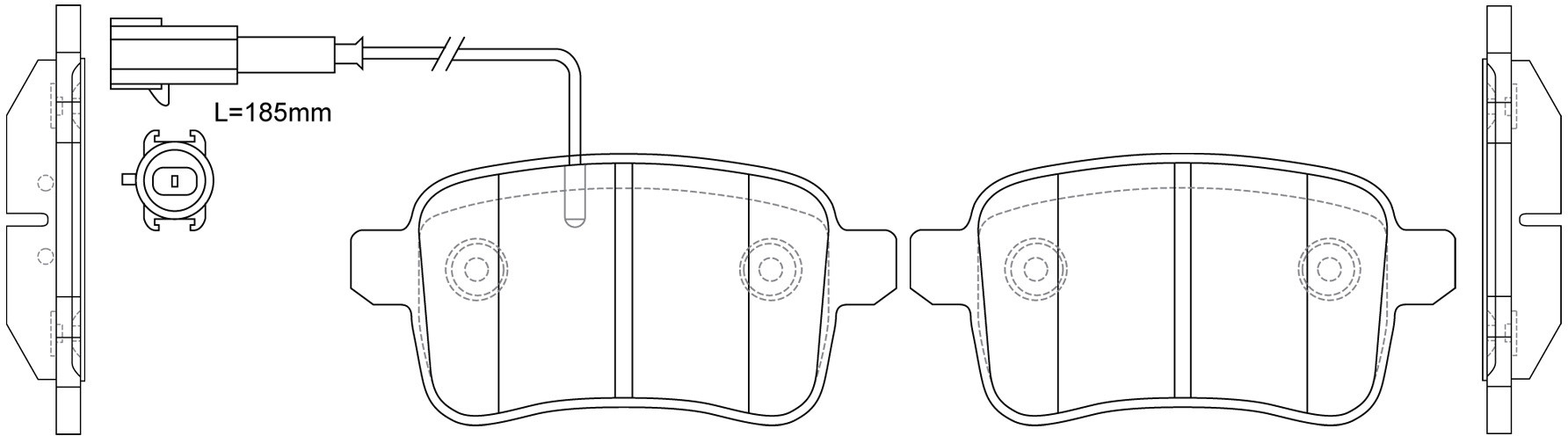 BRAKE PADS SB BP41001W