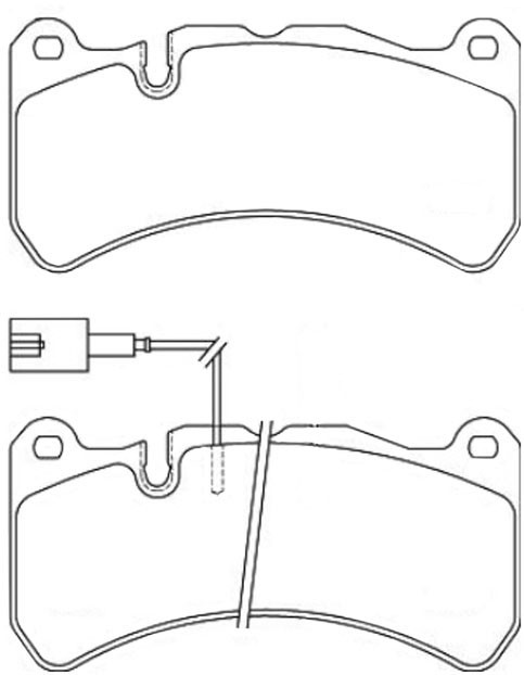 BRAKE PADS SB BP31843W