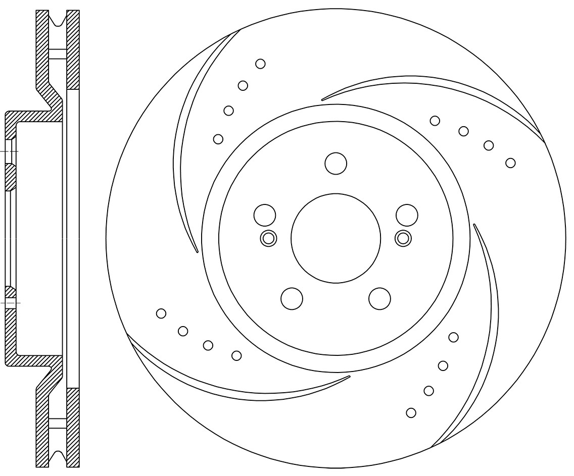 PERFORMANCE ROTOR DISC SB BR21303PSET