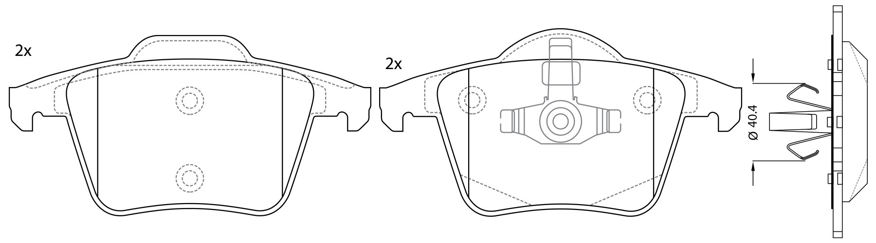 BRAKE PADS SB BP45358