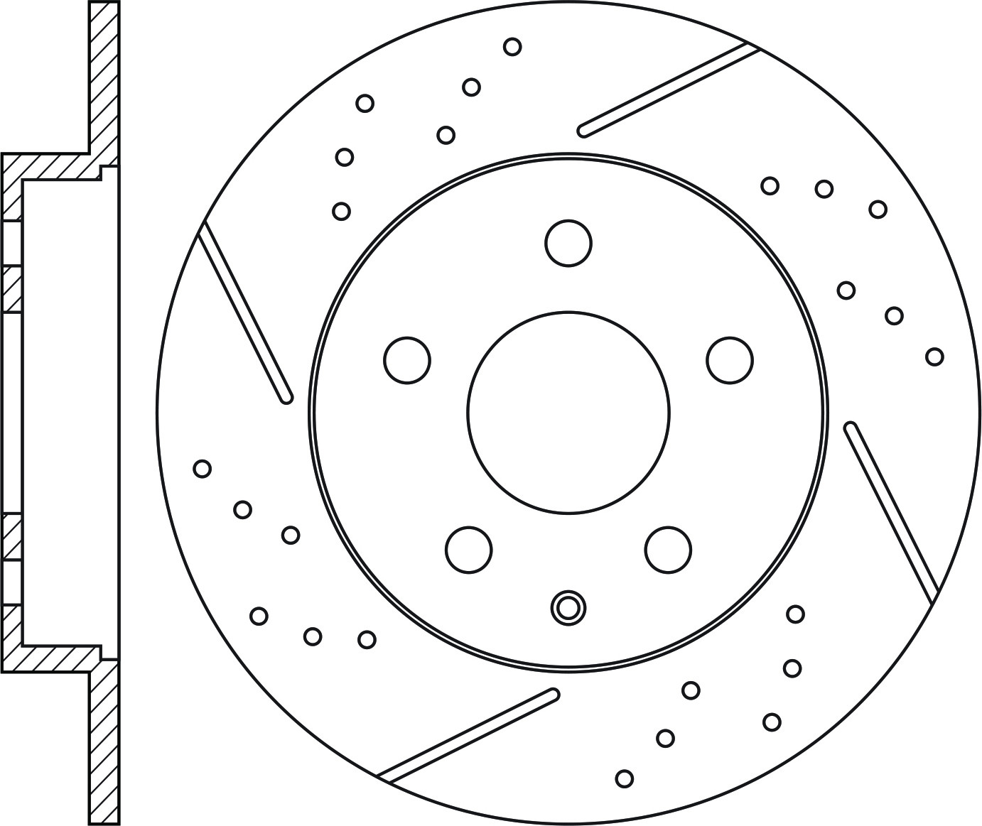 PERFORMANCE ROTOR DISC SB BR25130PSET