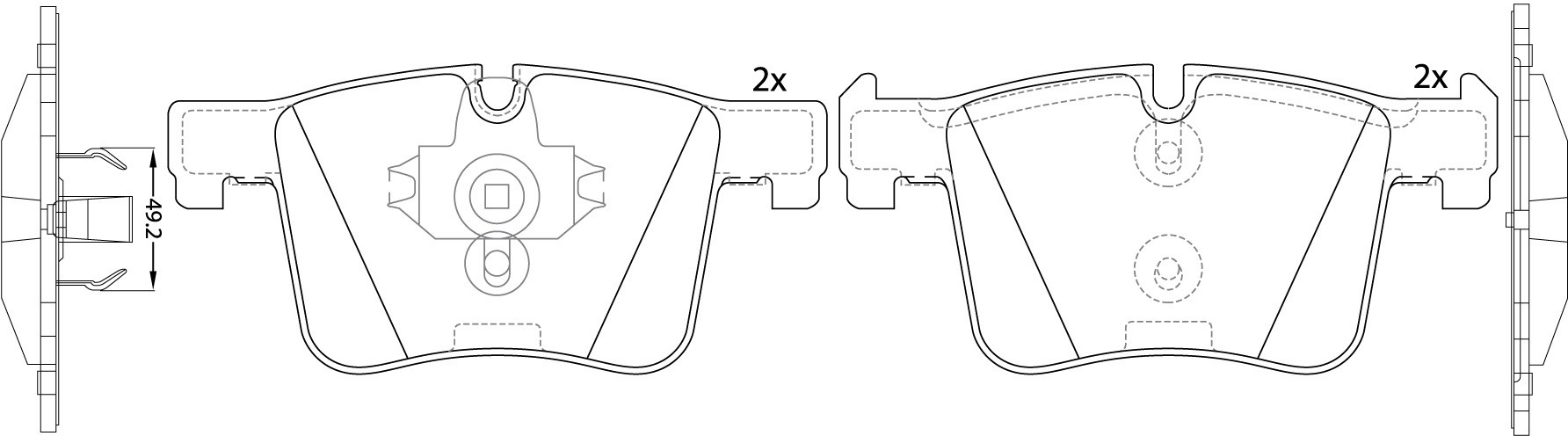 BRAKE PADS SB BP32558