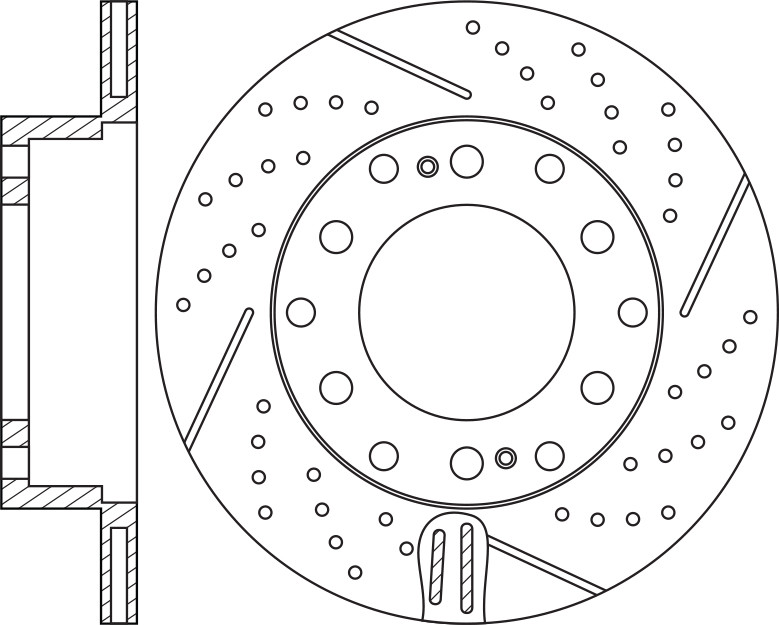 PERFORMANCE ROTOR DISC SB BR21238PSET