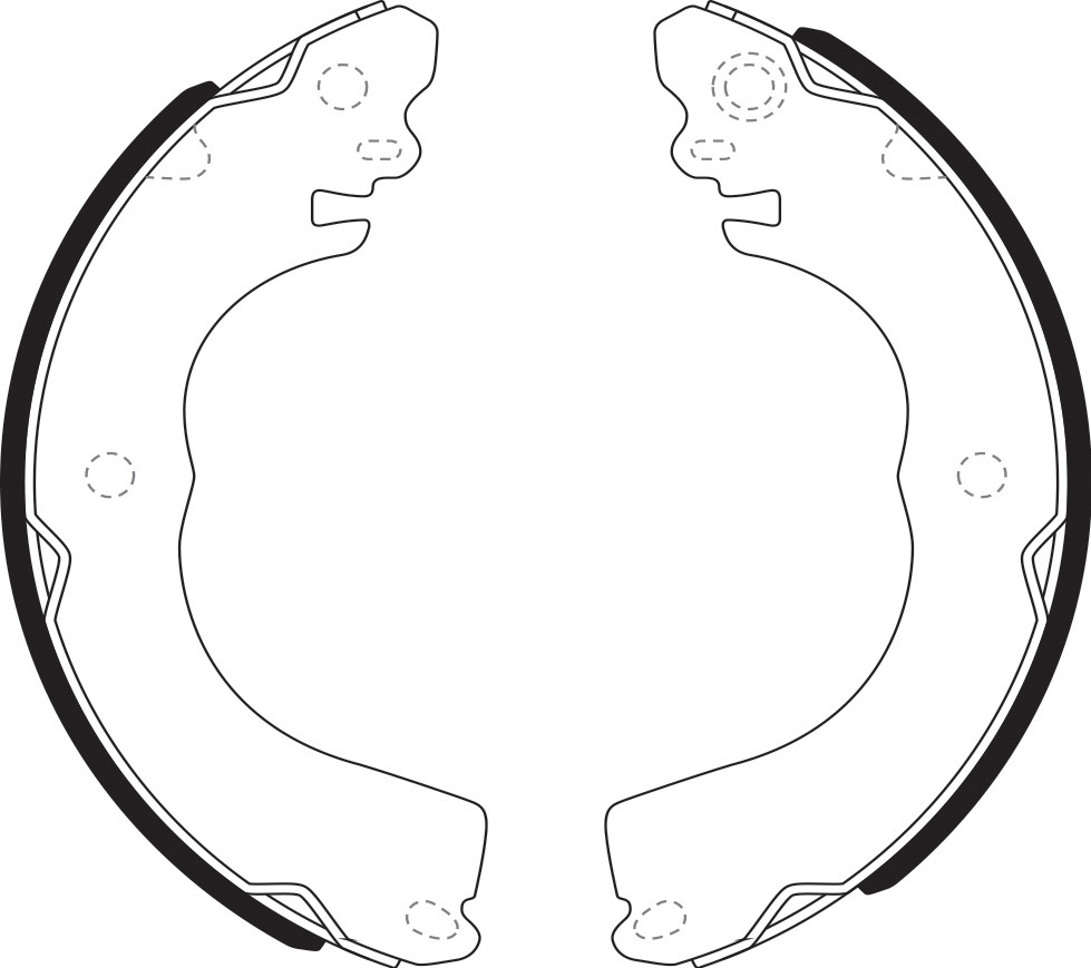 BRAKE SHOE SB BS22267
