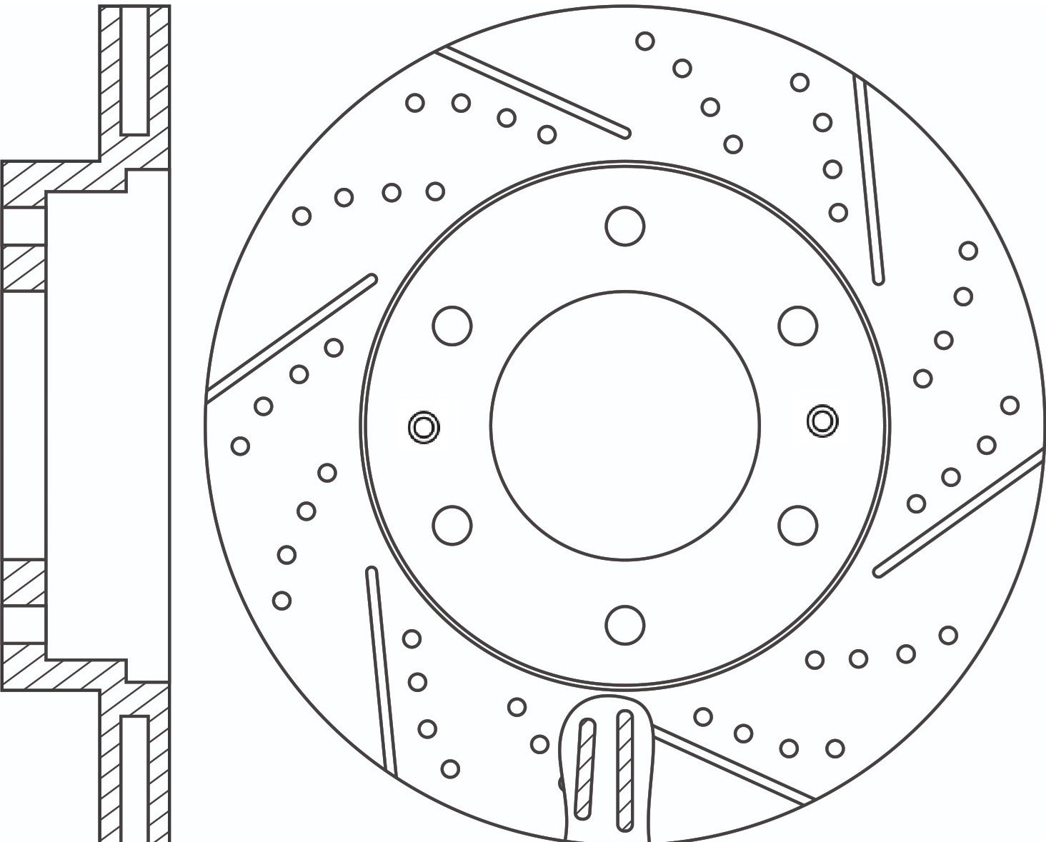 PERFORMANCE ROTOR DISC SB BR21203PSET