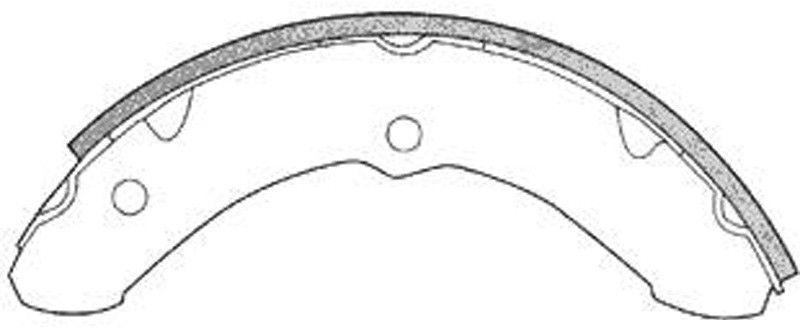 BRAKE SHOE SB BS21255