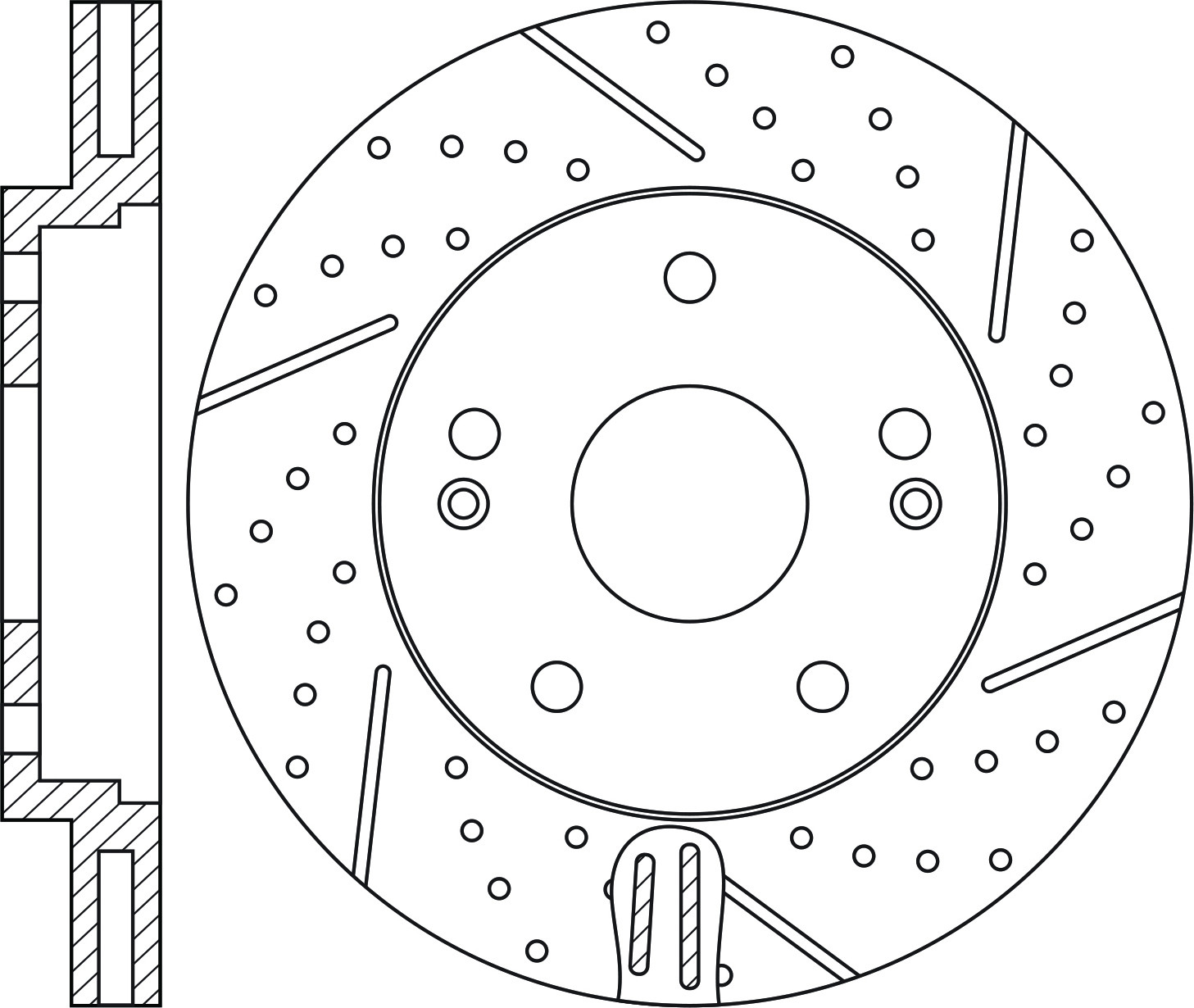 PERFORMANCE ROTOR DISC SB BR11114PSET
