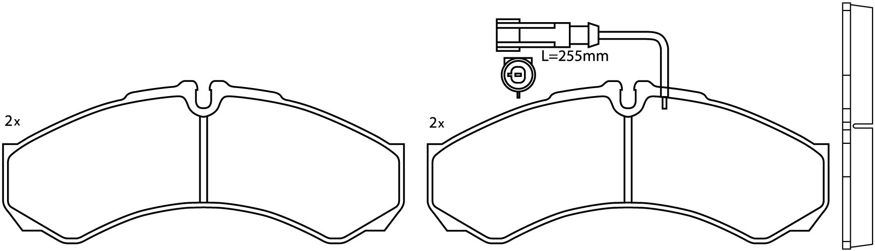 BRAKE PADS SB BP43073W