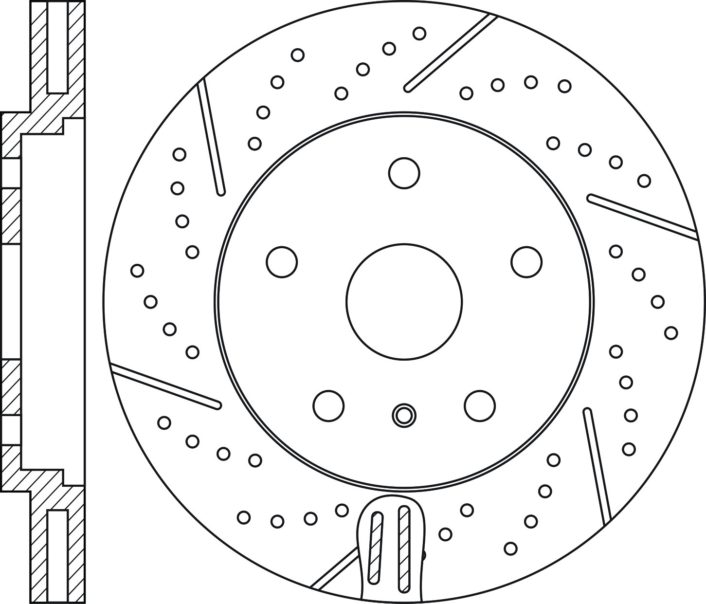 PERFORMANCE ROTOR DISC SB BR22150PSET