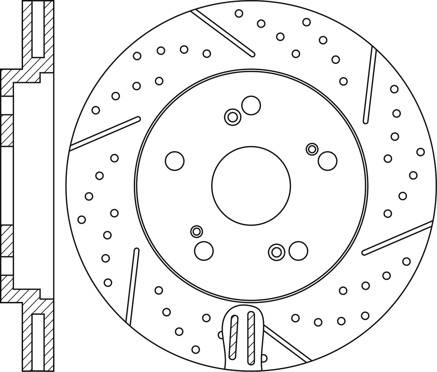 PERFORMANCE ROTOR DISC SB BR28131PSET