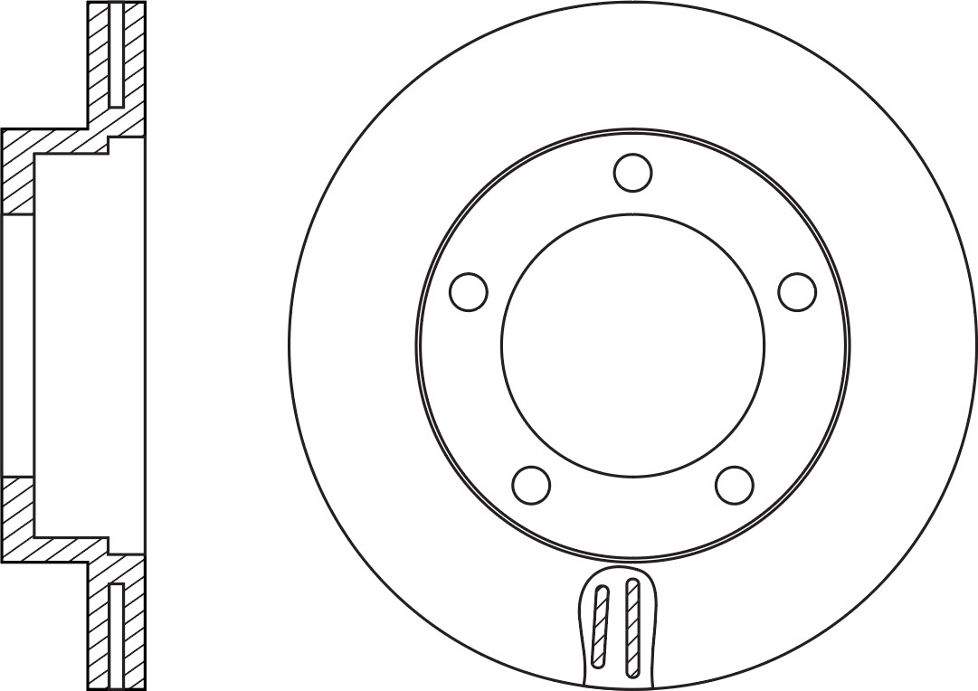 ROTOR DISC SB BR23121T