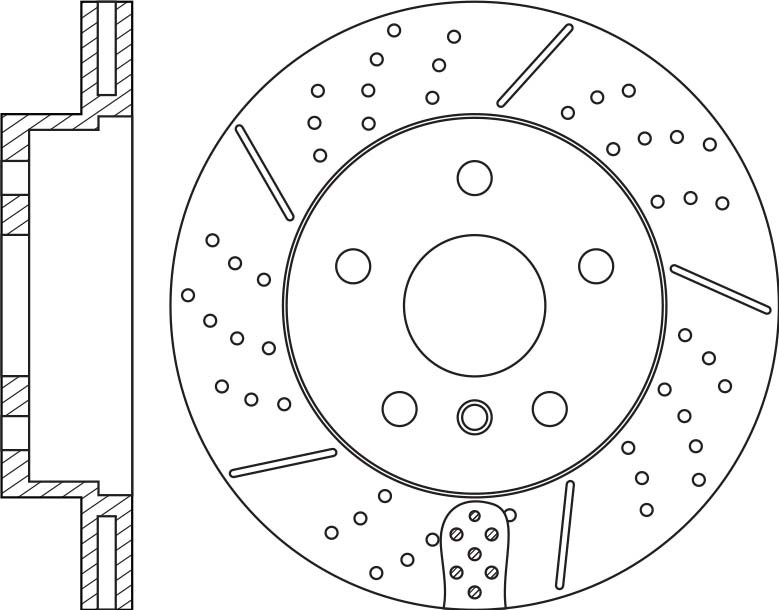 PERFORMANCE ROTOR DISC SB BR32158PSET