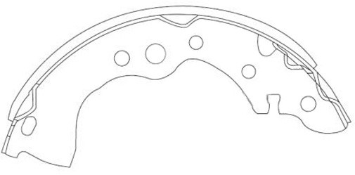 BRAKE SHOE SB BS22636