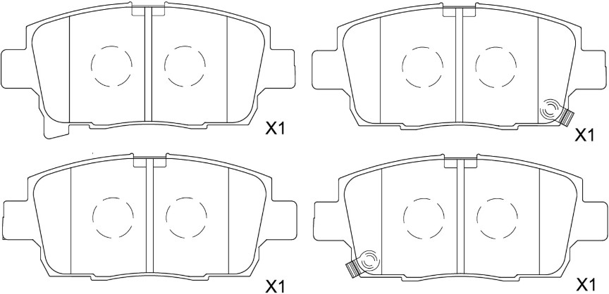 BRAKE PADS SB BP21540