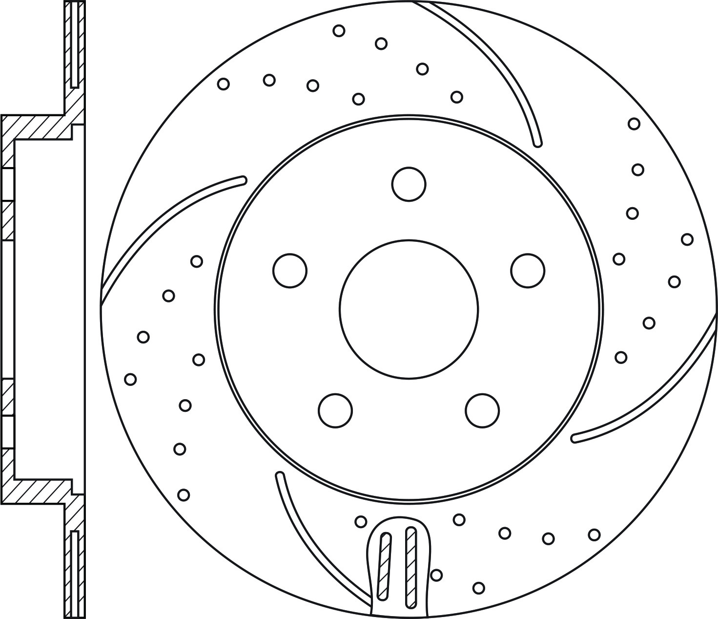 PERFORMANCE ROTOR DISC SB BR25125PSET