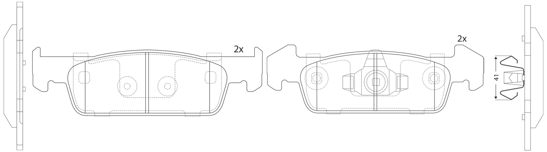 BRAKE PADS SB BP43002