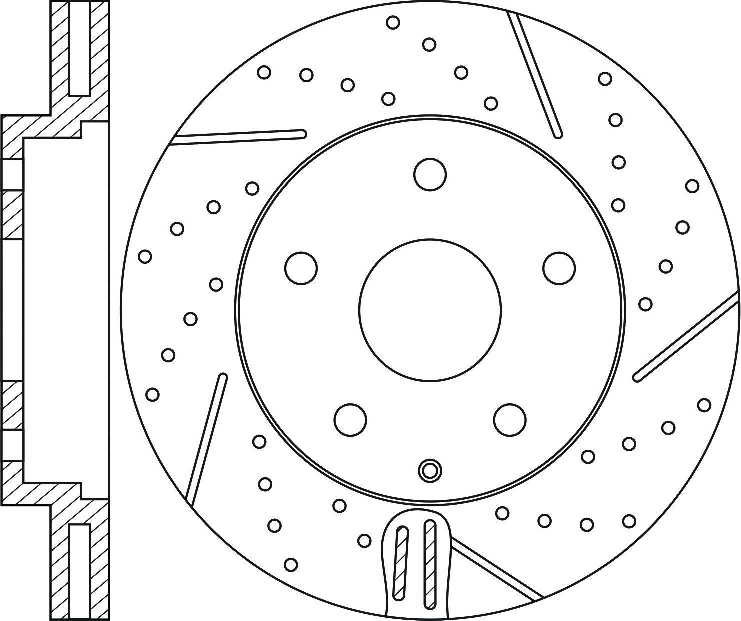 PERFORMANCE ROTOR DISC SB BR25124PSET