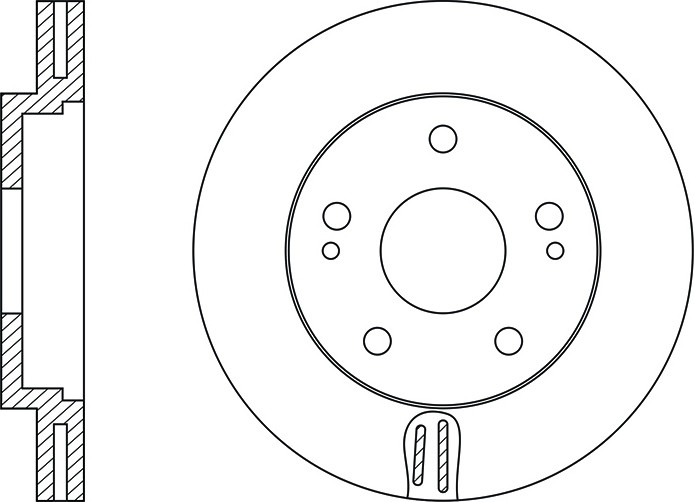 ROTOR DISC SB BR23129T