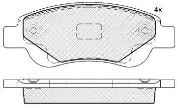 BRAKE PADS SB BP21841