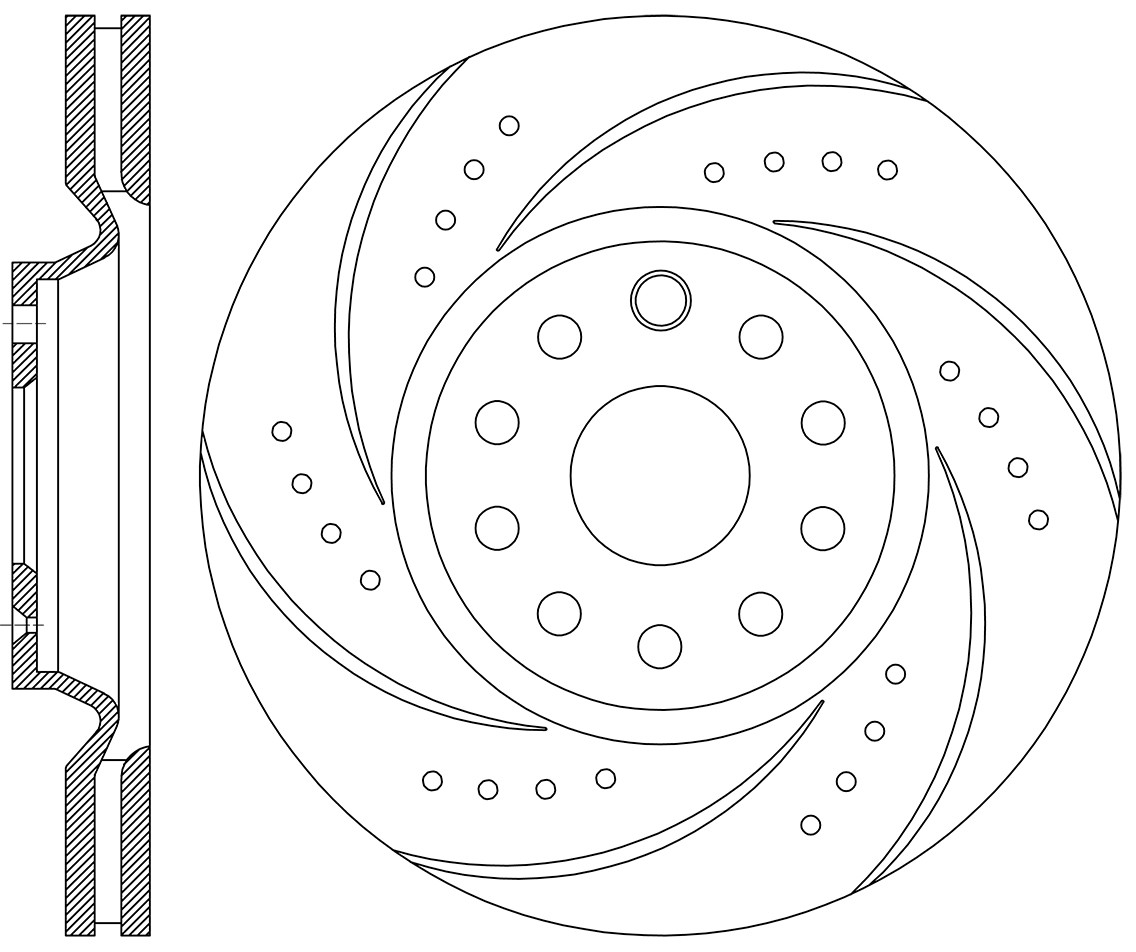 PERFORMANCE ROTOR DISC SB BR33147PSET