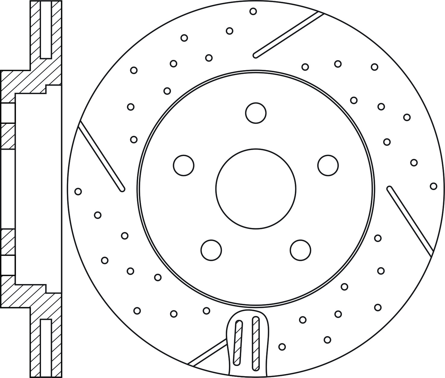 PERFORMANCE ROTOR DISC SB BR51101PSET