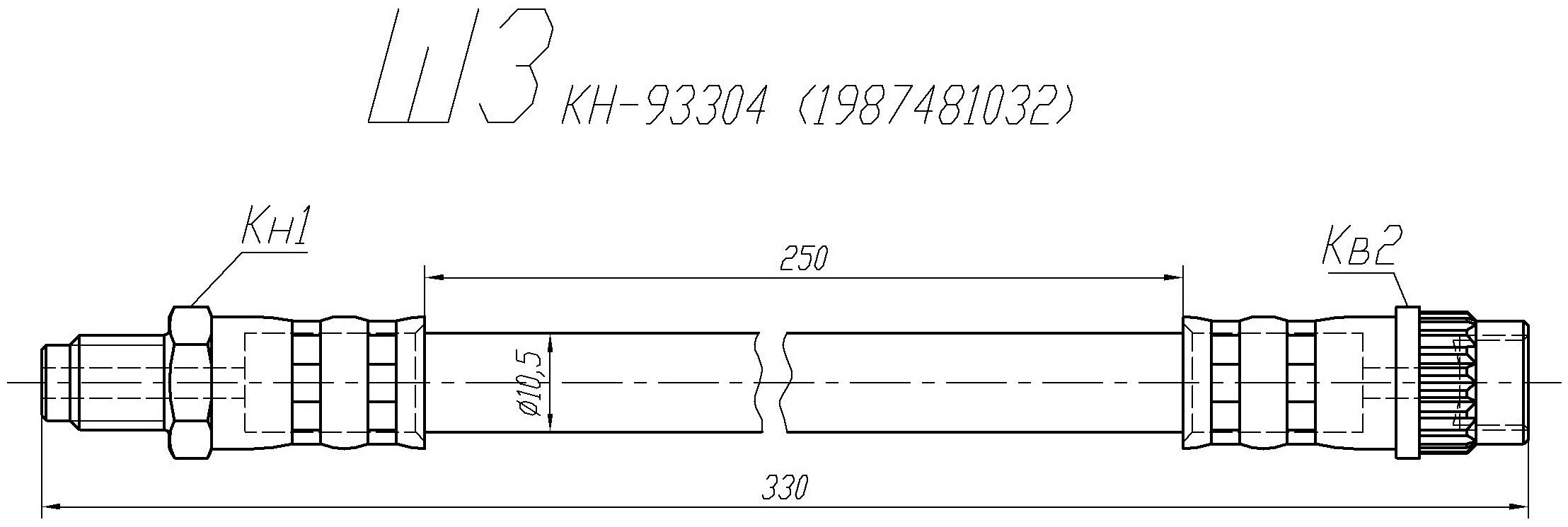 BRAKE HOSE SB BH43001F