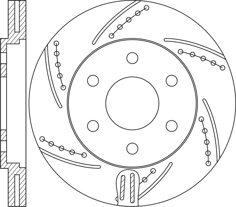 PERFORMANCE ROTOR DISC SB BR22177PSET
