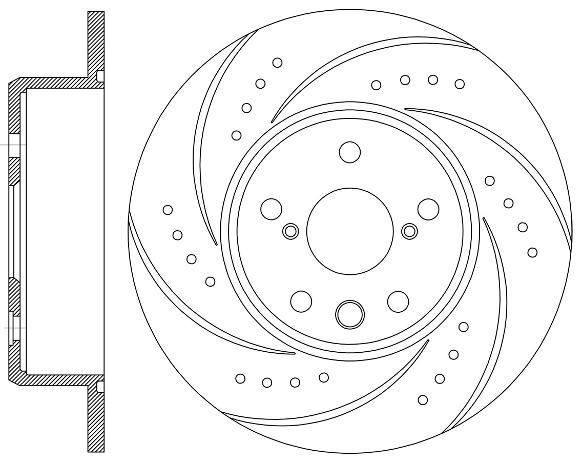 PERFORMANCE ROTOR DISC SB BR21196PSET