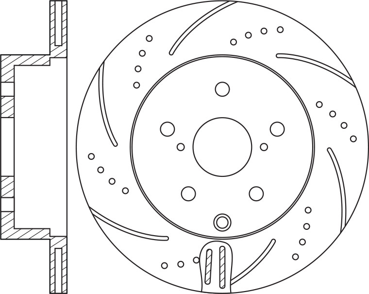 PERFORMANCE ROTOR DISC SB BR21102PSET