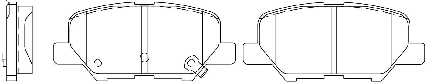 BRAKE PADS SB BP25003