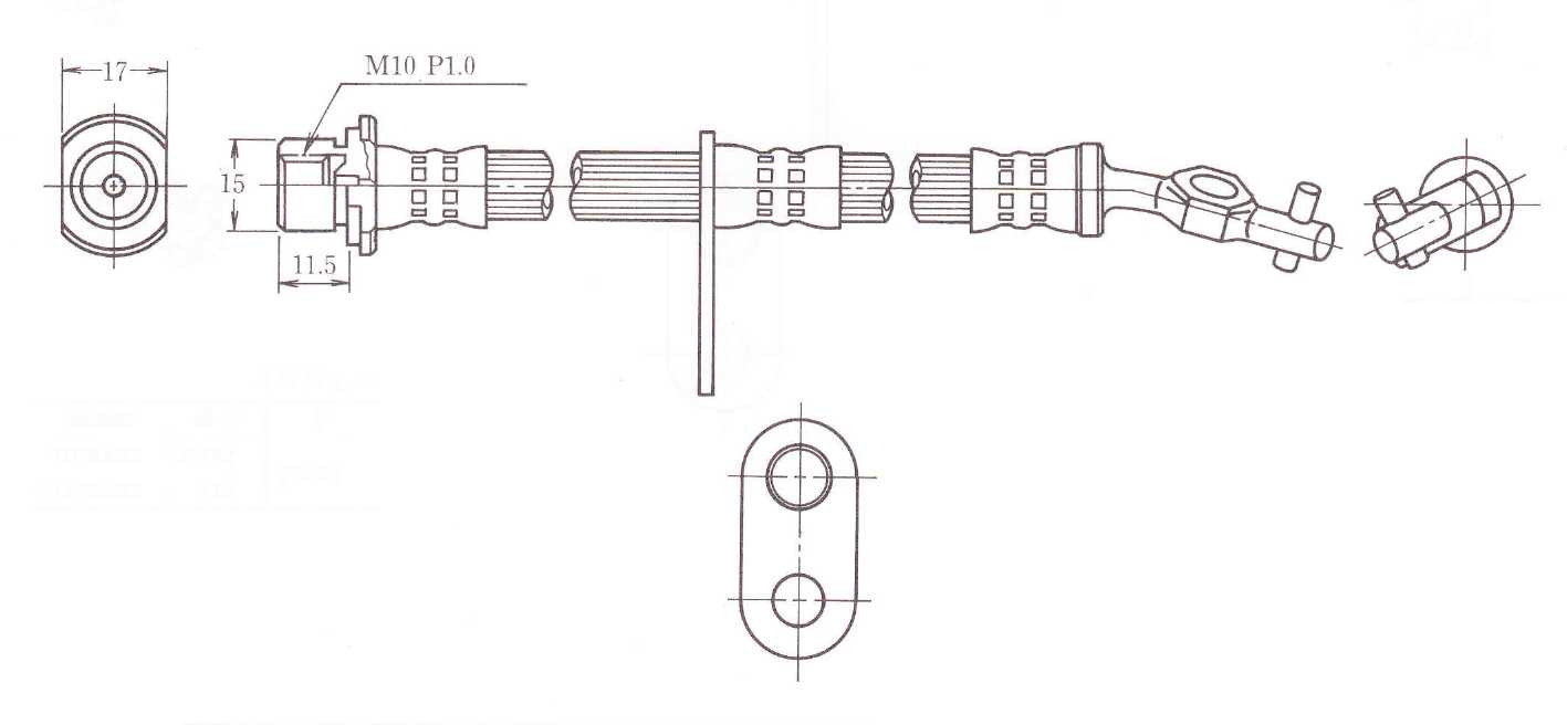 BRAKE HOSE SB BH21436F