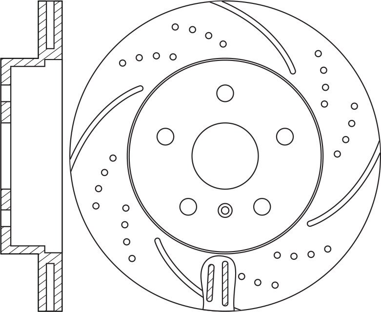 PERFORMANCE ROTOR DISC SB BR32161PSET