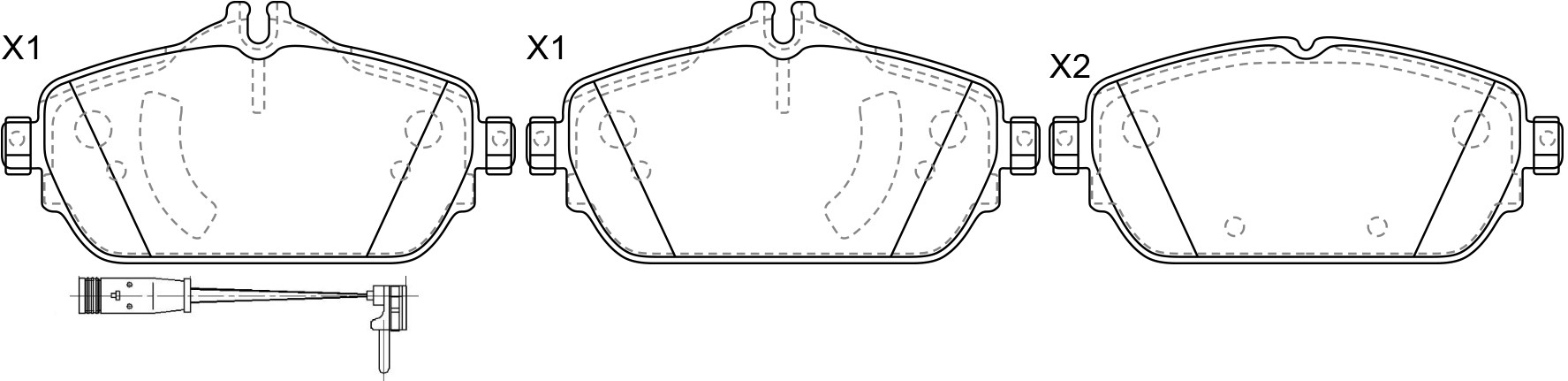 BRAKE PADS SB BP31021W