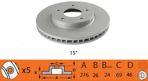 ROTOR DISC SB BR23130T