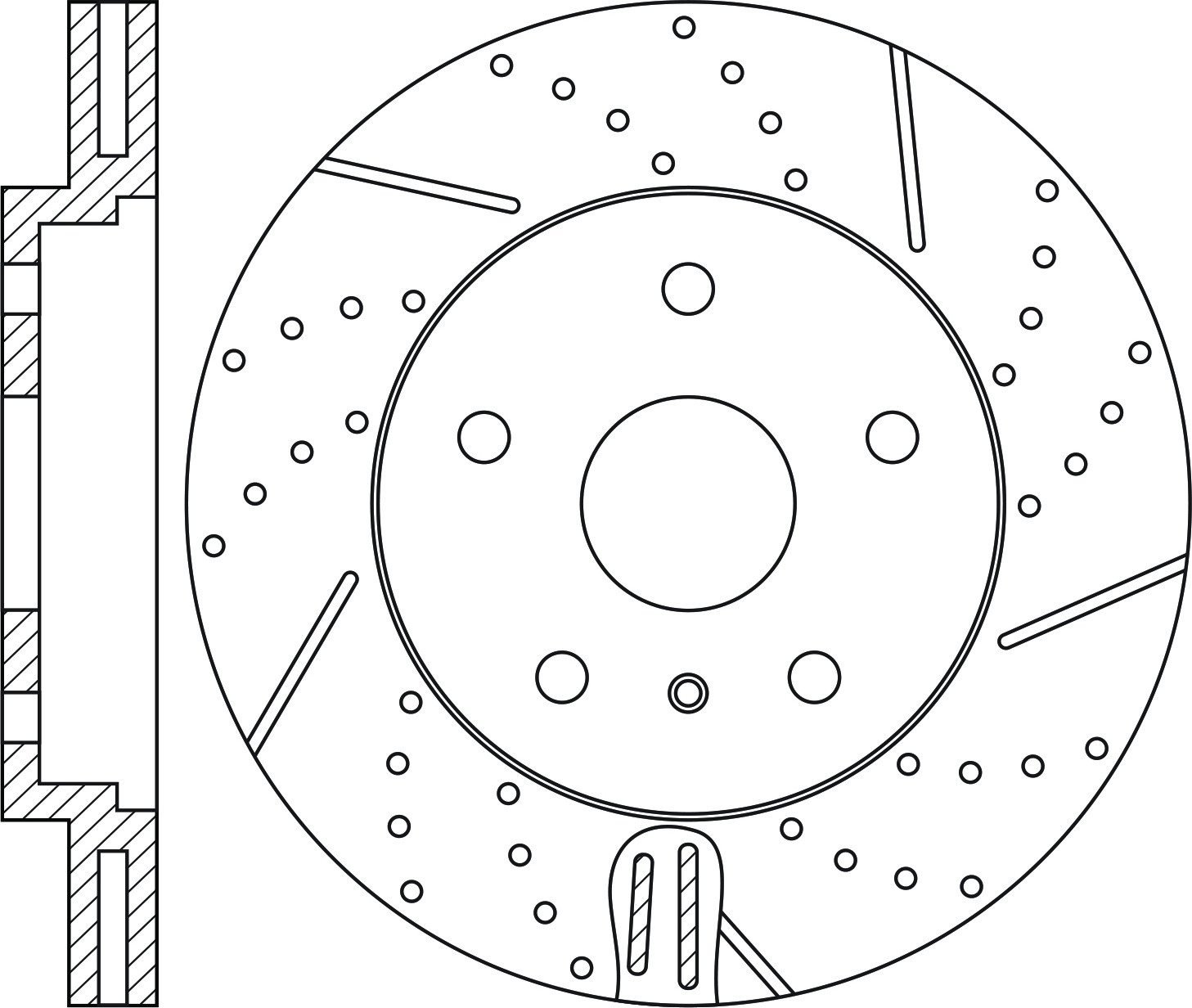 PERFORMANCE ROTOR DISC SB BR22145PSET