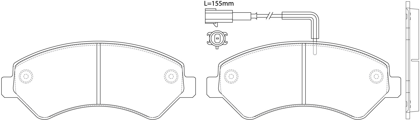 BRAKE PADS SB BP41516W
